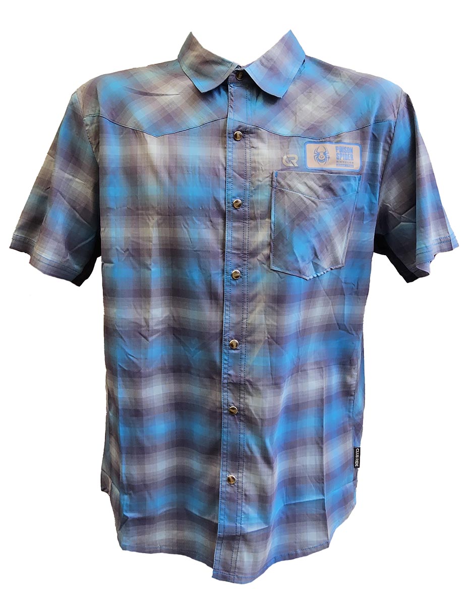 Club Ride New West Snap-Down Jersey - Blue Tones – Poison Spider Bicycles